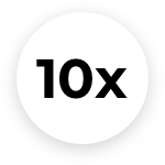 High Definition 10x Magnification